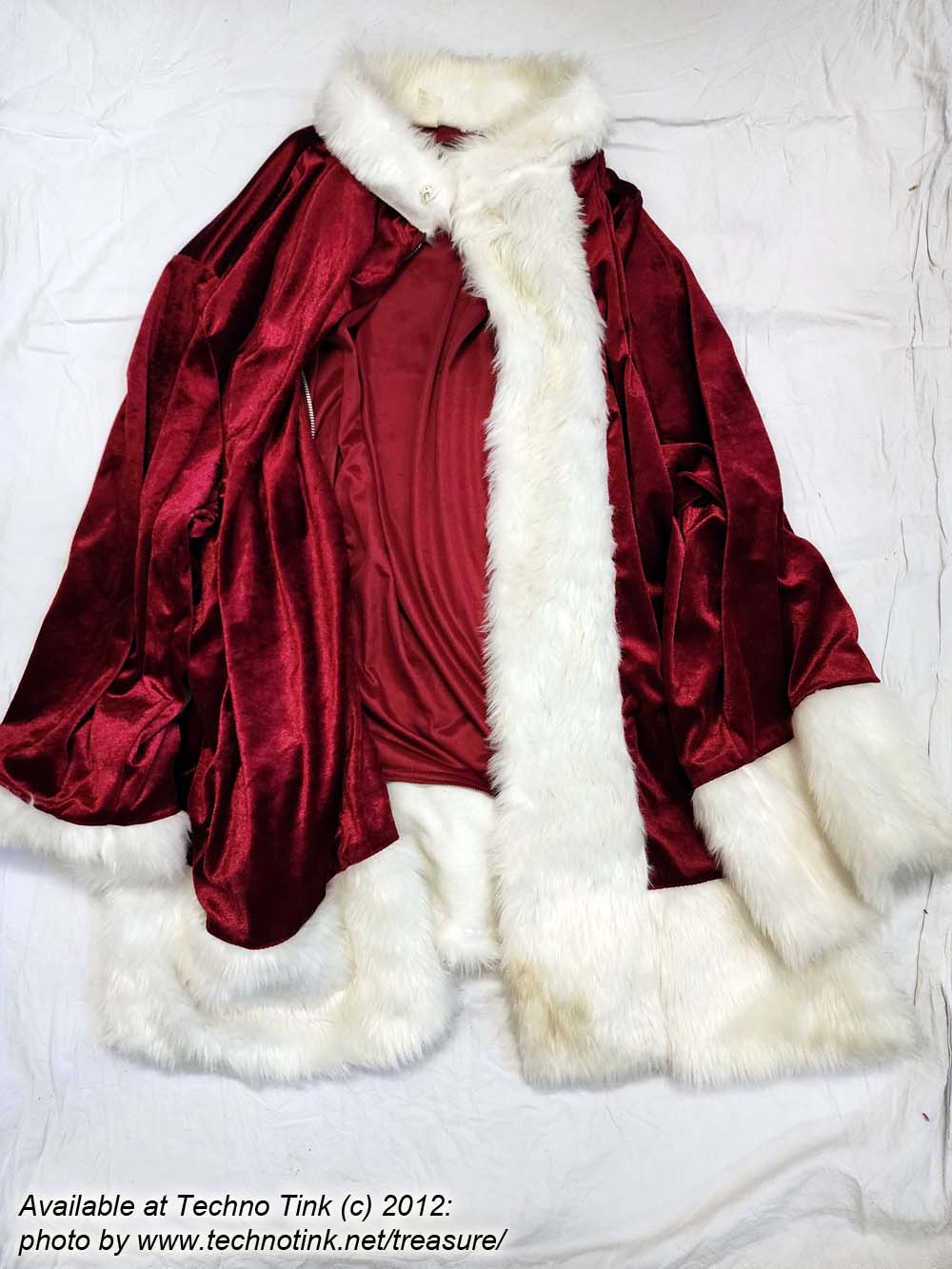Extra Large Woman's Santa Suit (Jacket and Pants, no belt) - The Techno ...