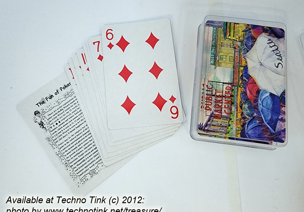 Seattle Public Market Art Playing Cards (USED GOOD) - The Techno Tink ...