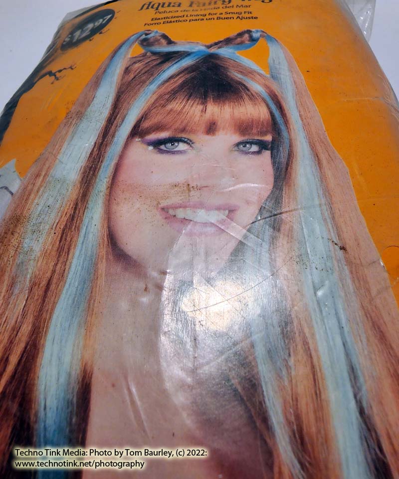 Blue and Brunette Aqua Fairy Wig