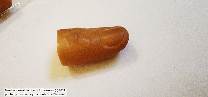 1 VERNET SOFT PLASTIC THUMB or FINGER TIP: Prop Magic Trick